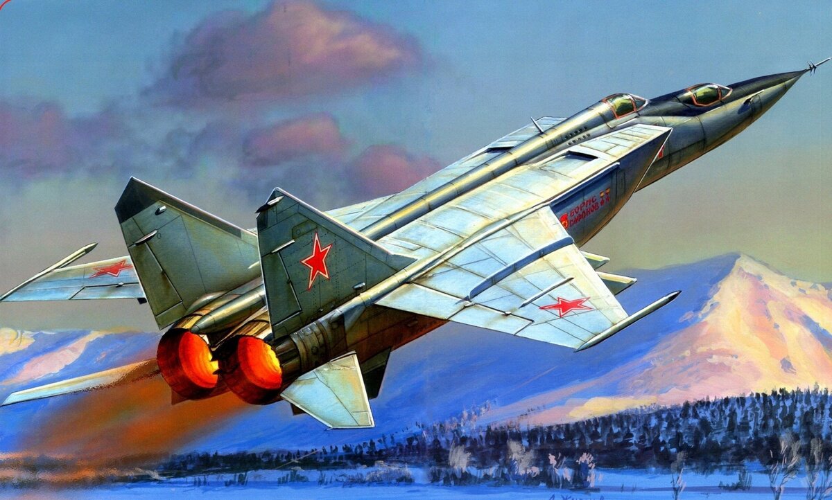 MiG 25 fighter – Moscow Russian